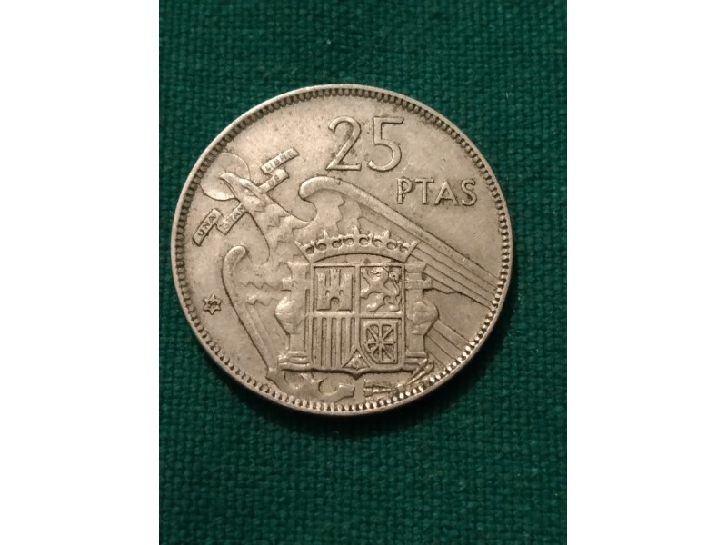 25 pezeta 1959 španija