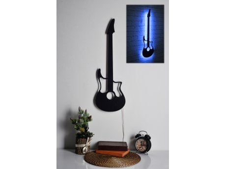 WALLXPERT Zidna lampa Guitar Blue