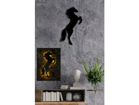 WALLXPERT Zidna lampa Wild Horse, Yellow