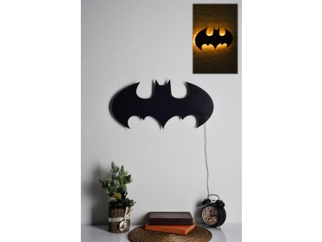 WALLXPERT Zidna lampa Batman Yellow