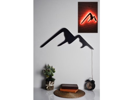 WALLXPERT Zidna lampa Mountain Red