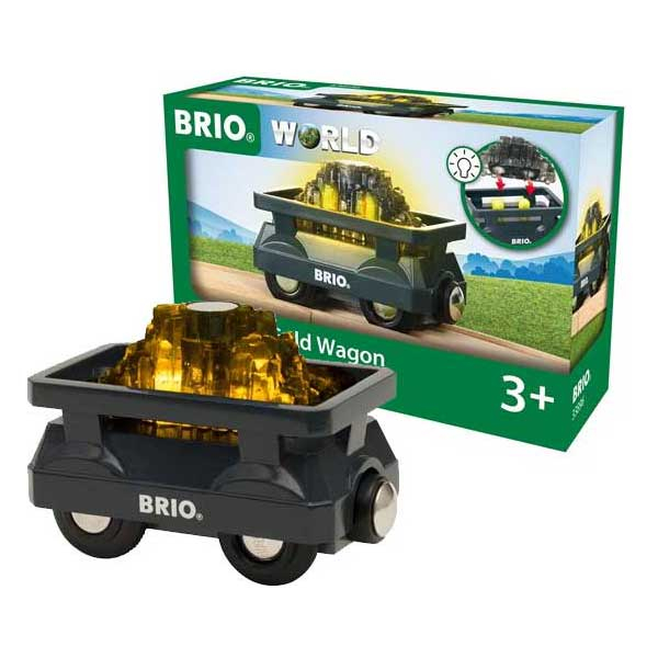 Brio - Svetleći vagon sa zlatom BR33896