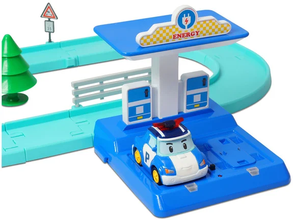 Robocar Poli sa benzinskom pumpom