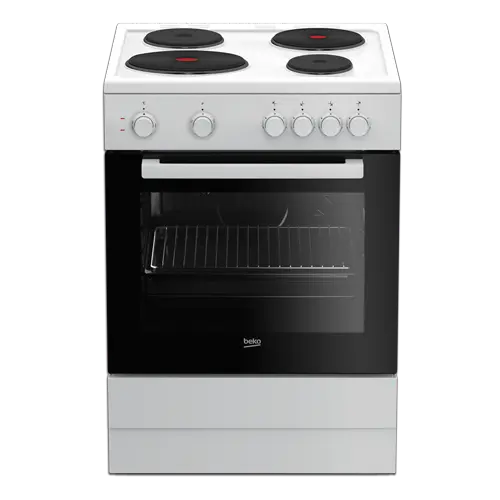 Beko FSS66001GW Električni šporet, 4 ringle, 71 l