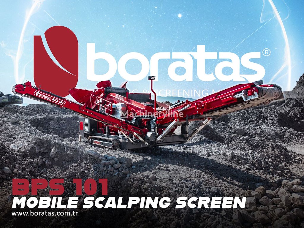 Novo Boratas Mobile Scalping Screen BPS 101 - Tracked Hybrid postrojenje za drobljenje