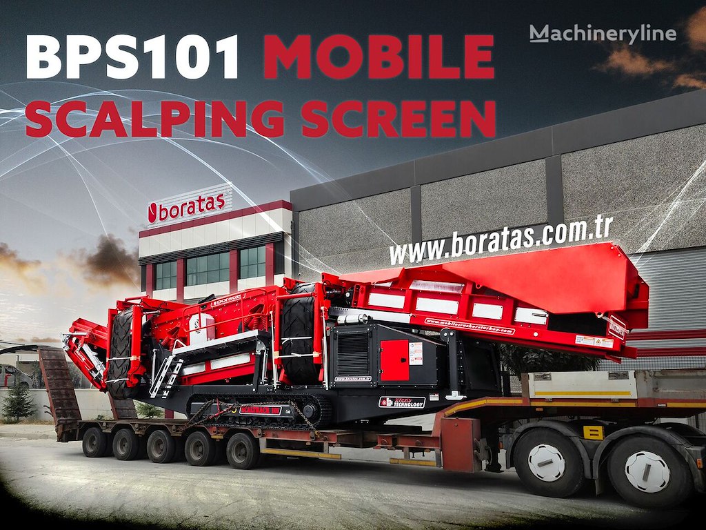 Novo Boratas Mobile Scalping Screen BPS 101 - Tracked Hybrid mobilna postrojenje za drobljenje