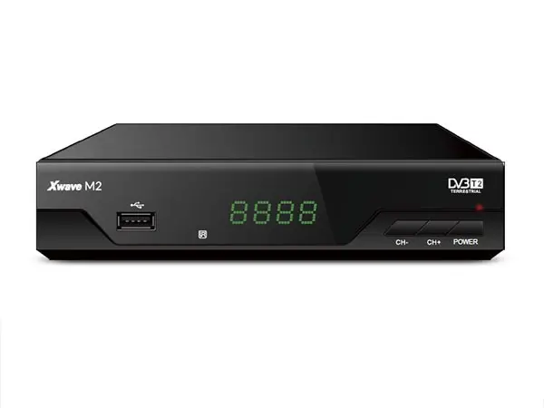 XWAVE M2 DVB-T2 Set Top Box, 168 mm