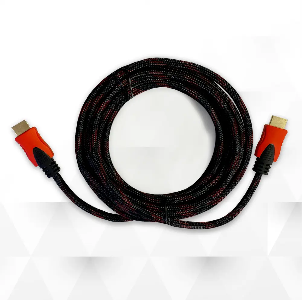 STARK Kabl HDMI Muški ulaz na muški ulaz, 4K, Pleteni, 5m, Crni