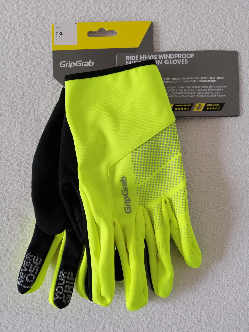 Rukavice GripGrab RIDE WindStopper. NOVO.