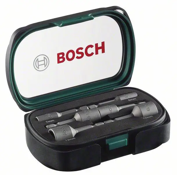 BOSCH Šestodelni set nasadnih ključeva 2607017313