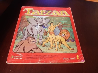 Tarzan Panini Dečje novine album sa sličicama polovan ocuvan za 3 vecinom popunjen