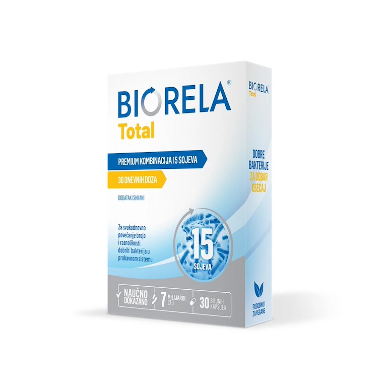BIORELA® Total Probiotik 30 Biljnih Kapsula