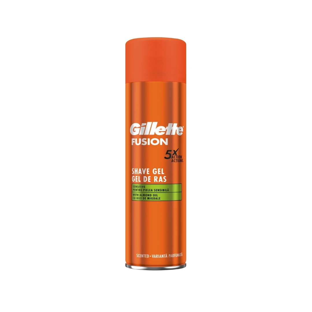 Gillette® FUSION5 Sensitive Gel za Brijanje 200 mL