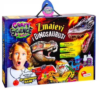 Lisciani CRAZY SCIENCE SR LABORATORIJA ZMAJEVA I DINOSAURUSA LISCIANI RS89390