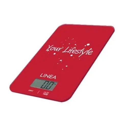 LINEA Kuhinjska vaga LKV-0544 crvena