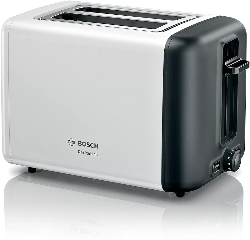 Bosch TAT3P421 Toster, 2 komore, 970 W, Beli