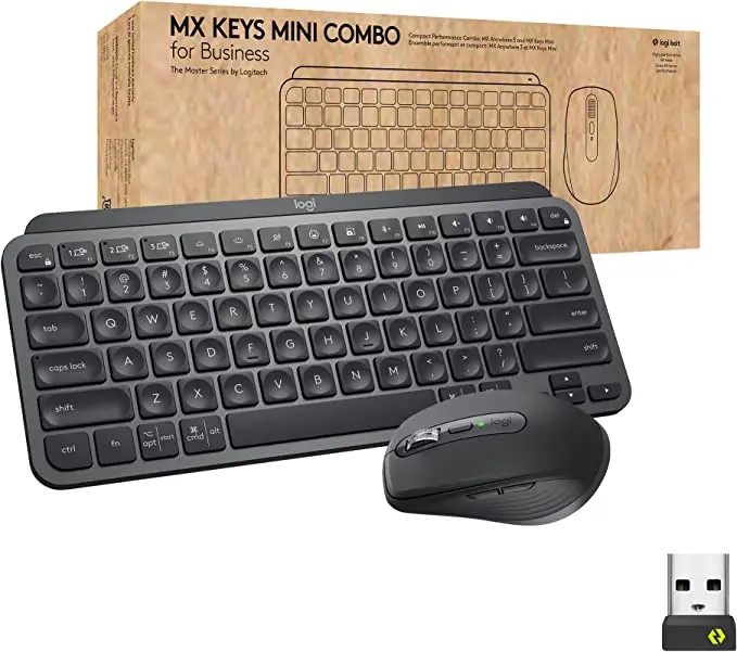 Logitech MX Mini Combo for Business Tastatura i Miš, Crni