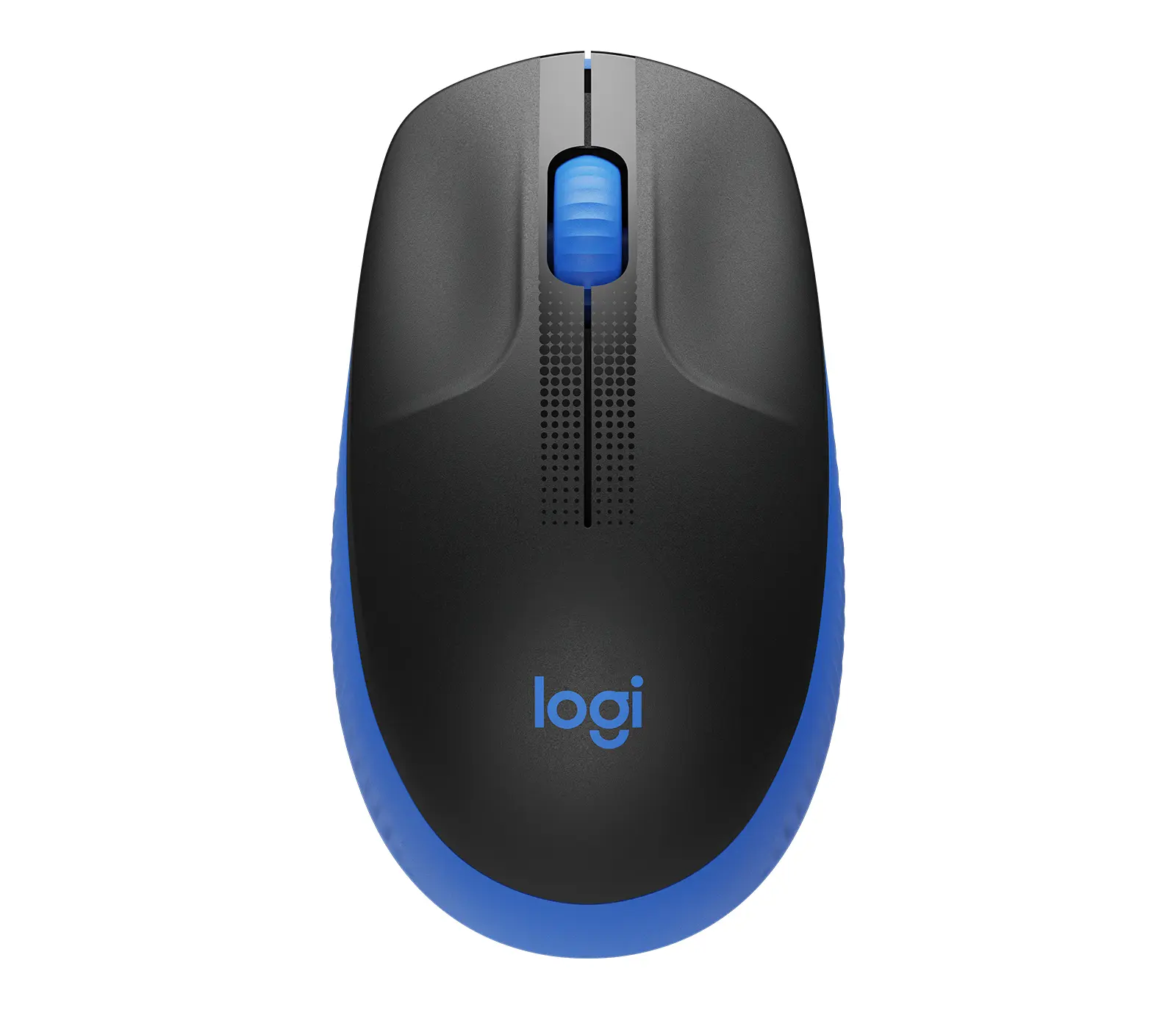 Logitech M190 Miš, Bežična RF, Optički, 1000 DPI, Crno-plavi