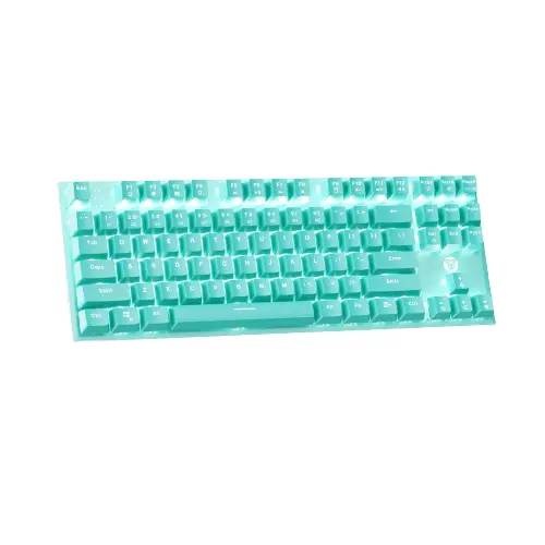 FANTECH MK856 Mehanička tastatura Maxfit87, Žično povezivanje, Gaming, RGB, Plavi Switch, Menta