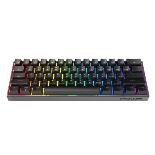 FANTECH MK857 Mehanička tastatura Maxfit61, Žično povezivanje, Gaming, RGB, Plavi Switch, Crna