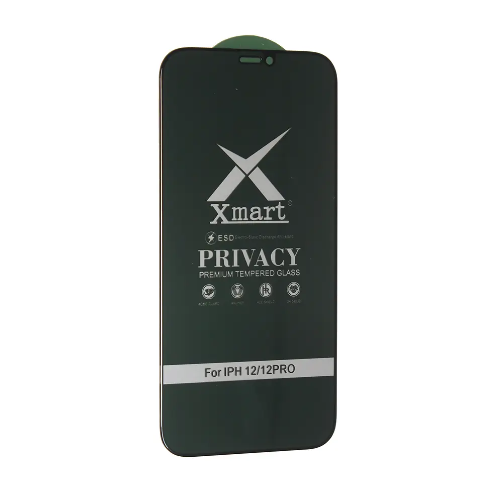 XMART 9D Privacy Zaštitno staklo za iPhone 12/12 Pro 6.1