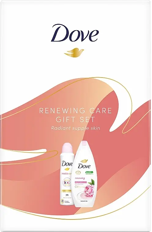 DOVE Poklon set Renewing Care (Gel za tuširanje 250ml + Dezodorans 150ml)