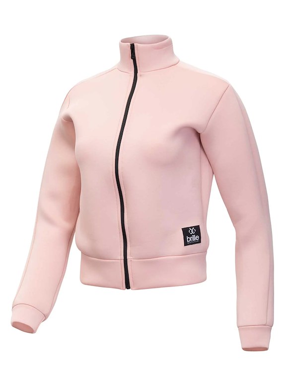 BRILLE Ženski duks Camellia Track Top SD231121 roze