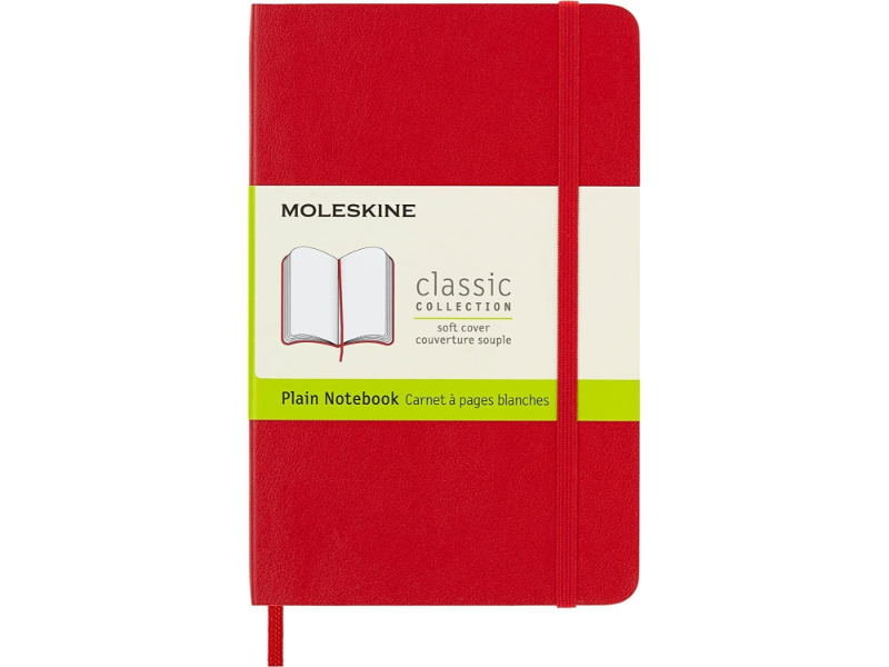 Ml Notebook Pkt Plain S.Red So
