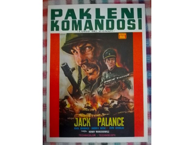 plakat PAKLENI KOMANDOSI