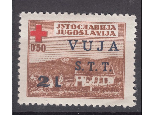 Jugoslavija Trst Zona B (VUJA) 1948 Crveni Krst *