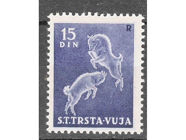 Jugoslavija Trst Zona B (VUJA) 1950 životinje raspar *