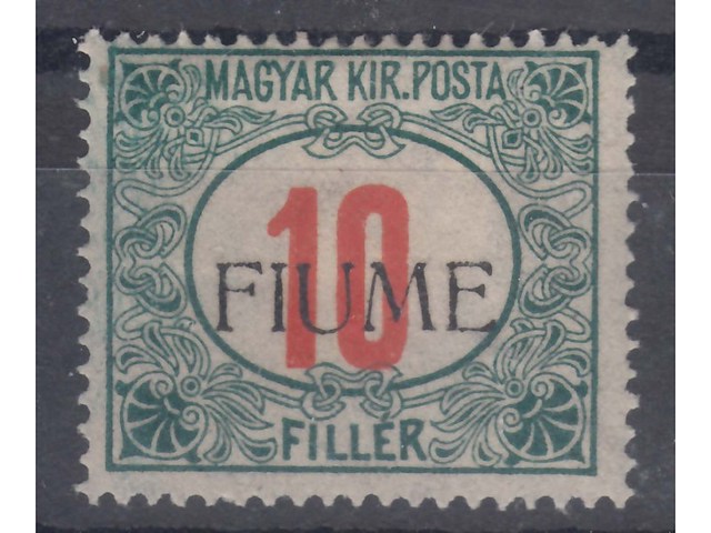 Fiume 1918 Porto marka *