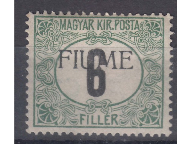 Fiume 1918 Porto marka *