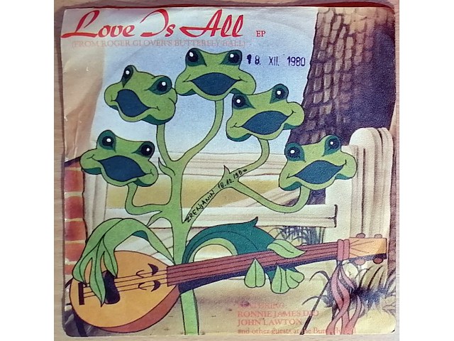 EP ROGER GLOVER + DIO - Love Is All (1980) PERFEKTNA