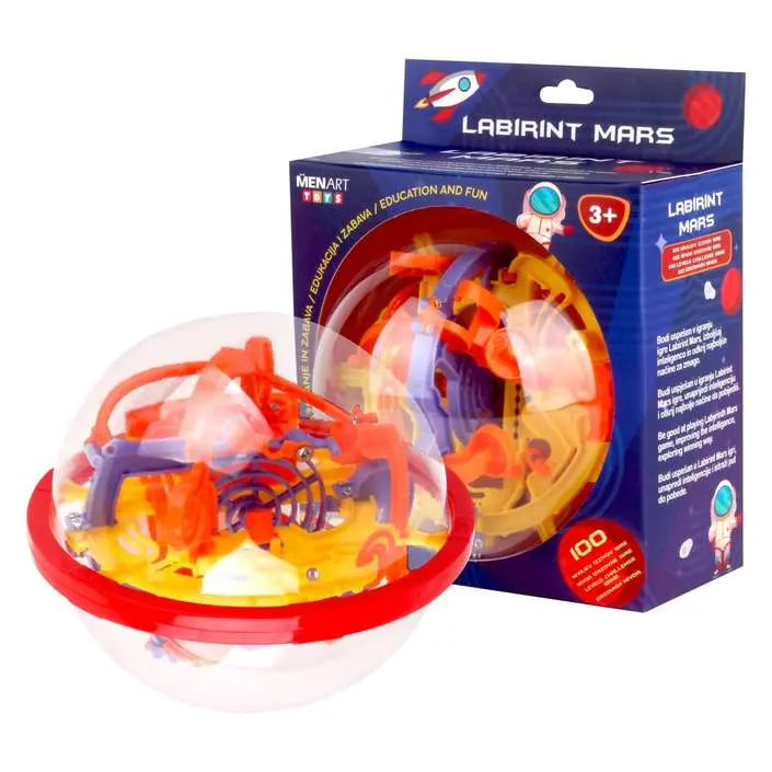 MENART TOYS Igračka Lavirint Mars narandžasta