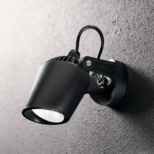 IDEAL LUX zidna lampa MINITOMMY AP NERO 4000K – 096476