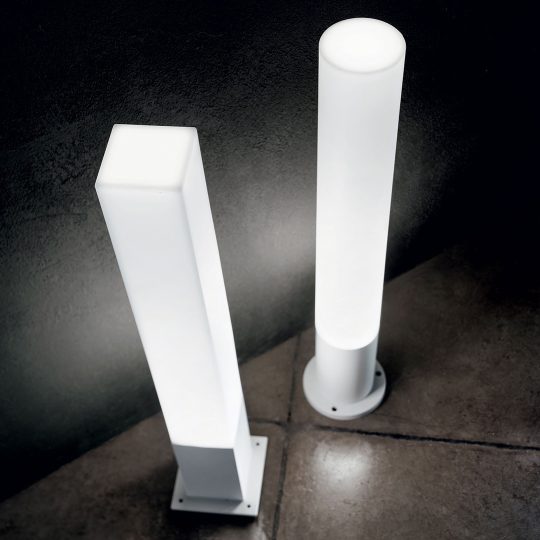 IDEAL LUX podna lampa EDO OUTDOOR PT1 ROUND BIANCO – 135755