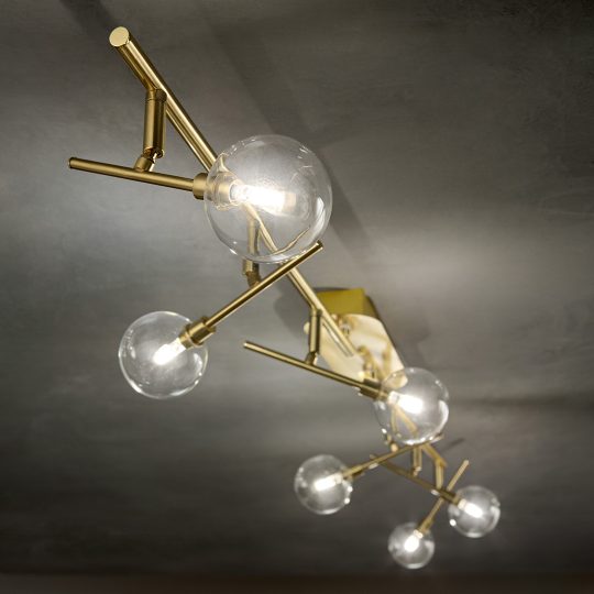 IDEAL LUX plafonjera MARACAS PL6 OTTONE – 200361