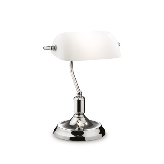 IDEAL LUX stona lampa LAWYER TL1 CROMO – 045047