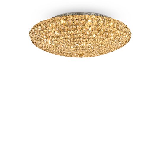 IDEAL LUX plafonjera KING PL9 ORO – 073262