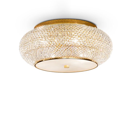 IDEAL LUX plafonjera PASHA’ PL10 ORO – 100791