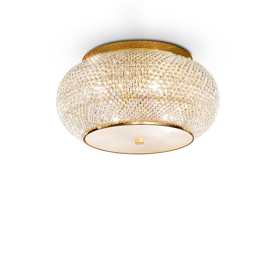 IDEAL LUX plafonjera PASHA’ PL6 ORO – 100807