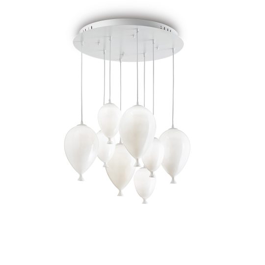 IDEAL LUX luster CLOWN SP8 BIANCO – 100883