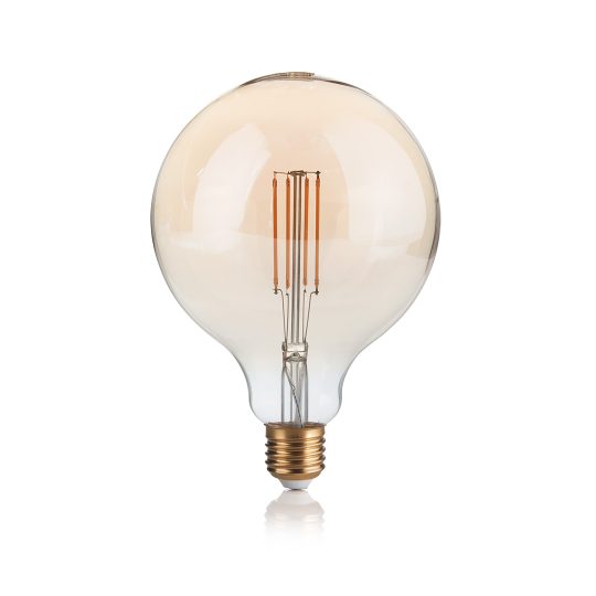 IDEAL LUX sijalica E27 GLOBO D125 04W 2200K CRI80 AMBRA – 151724