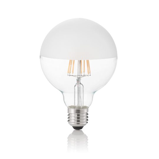 IDEAL LUX sijalica E27 GLOBO D095 08W 3000K CRI80 SATIN MEZZA – 157597