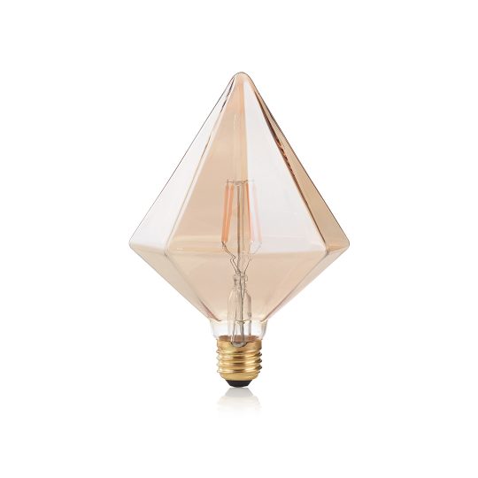 IDEAL LUX sijalica E27 PYRAMID 4W 2200K CRI80 AMBRA – 201276