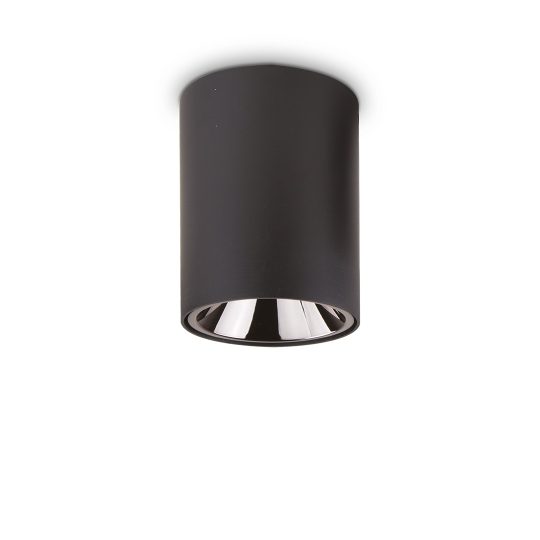 IDEAL LUX plafonjera NITRO PL 15W ROUND NERO – 205984