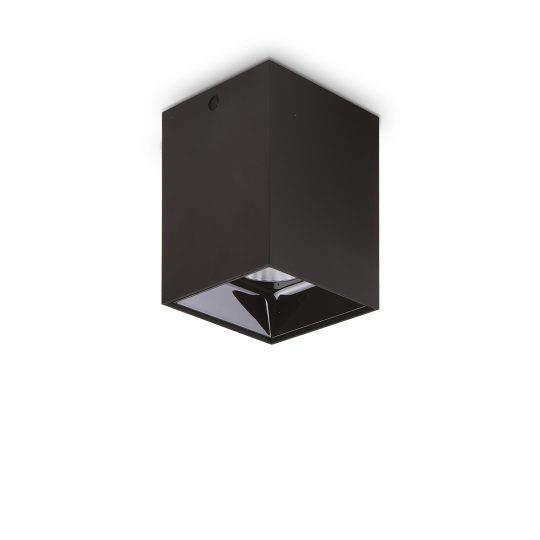 IDEAL LUX plafonjera NITRO PL 15W SQUARE NERO – 206028