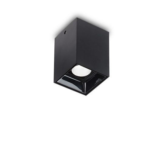 IDEAL LUX plafonjera NITRO PL 10W SQUARE NERO – 206042