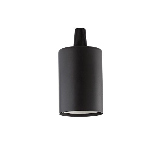 IDEAL LUX pribor PORTALAMPADA E27 LISCIO NERO – 242576